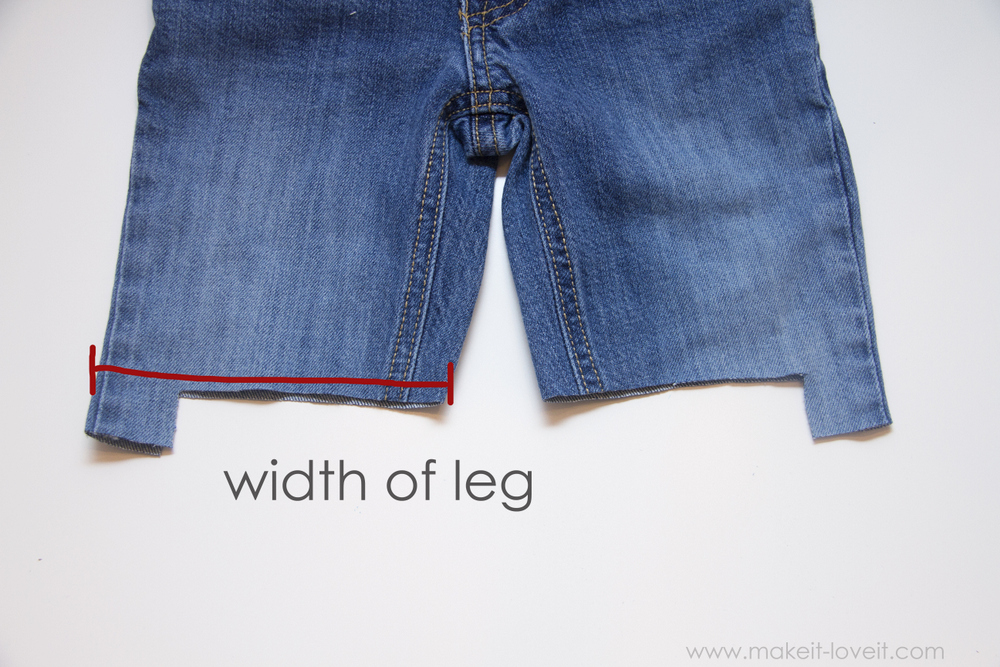 Cut-Off Jeans…with Fabric Hem and Side Knot | Make It and Love It ...